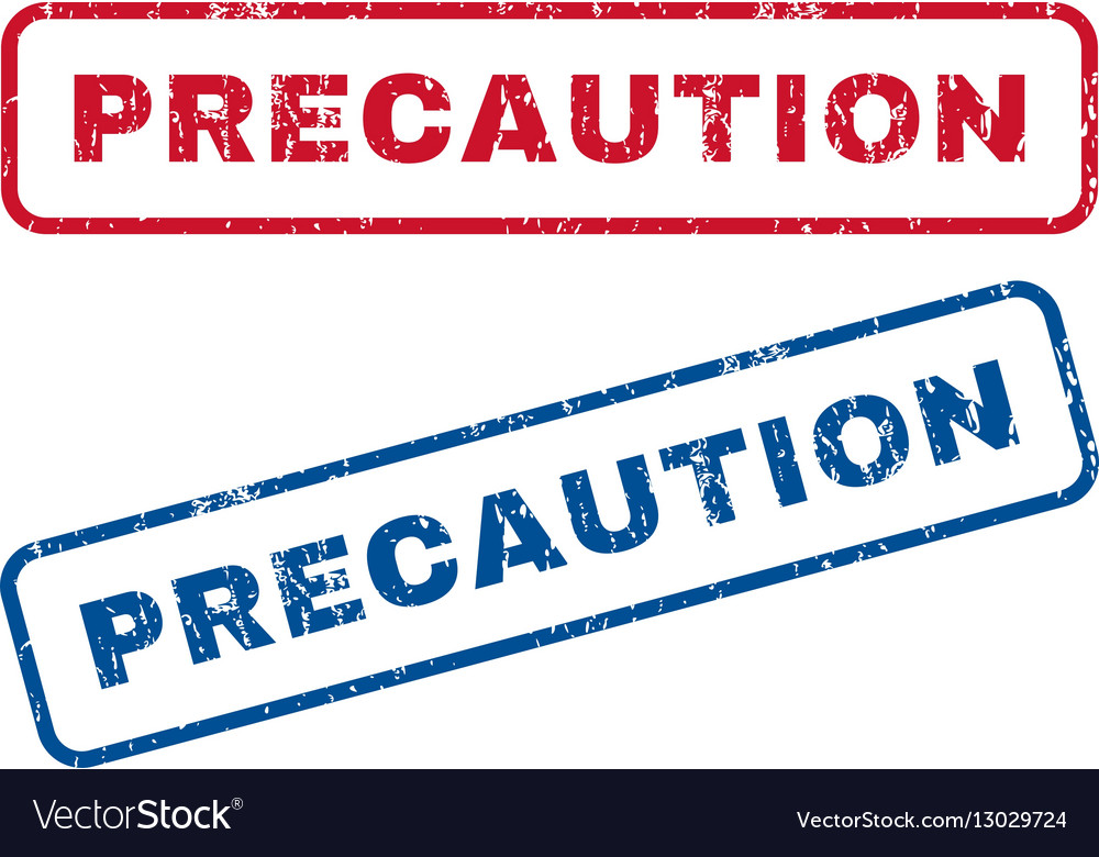 Precaution rubber stamps Royalty Free Vector Image Precaution rubber stamps Royalty Free Vector Image