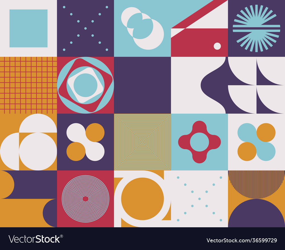 Geometric abstract elements design Royalty Free Vector Image