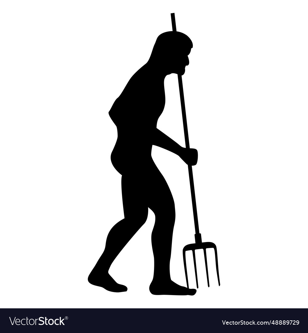 Human work evolution 4 Royalty Free Vector Image