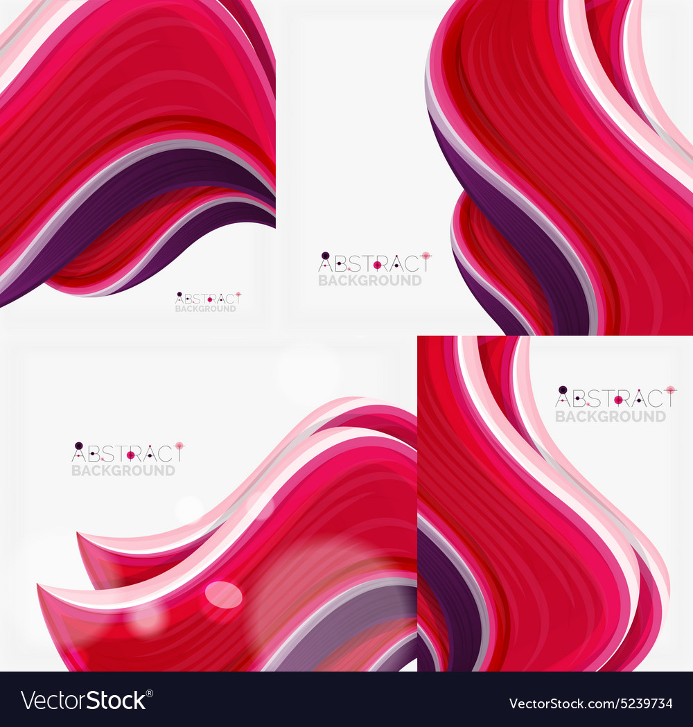 Abstract realistic solid wave background Vector Image