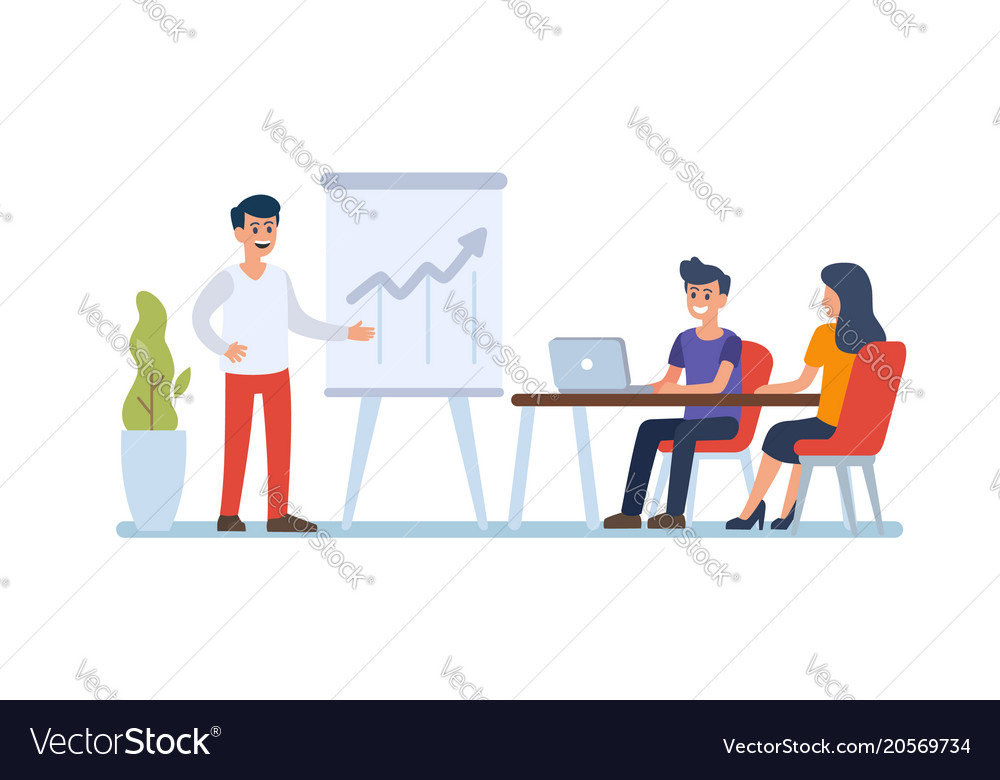 Business people team Royalty Free Vector Image