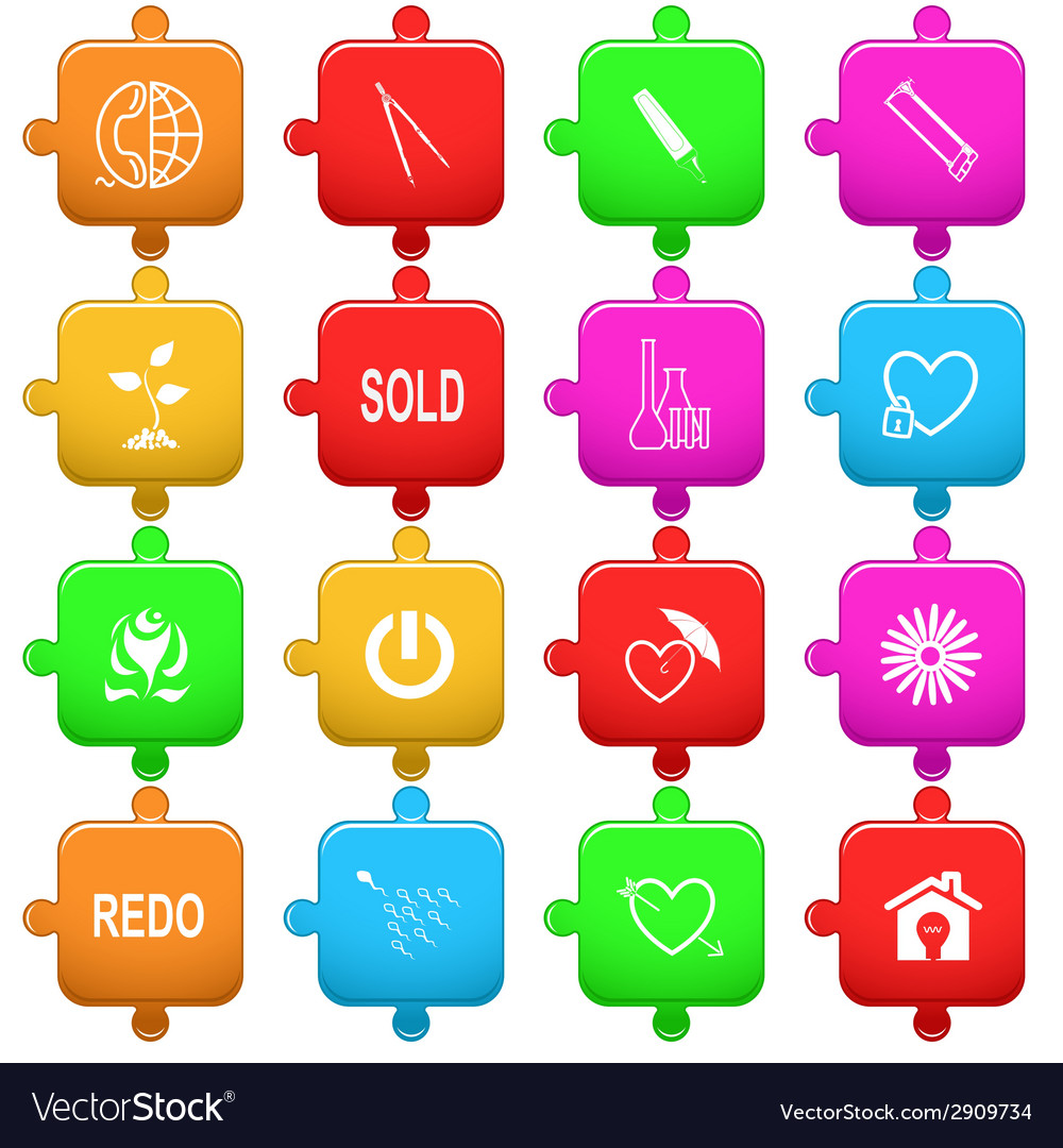 Set Royalty Free Vector Image - VectorStock