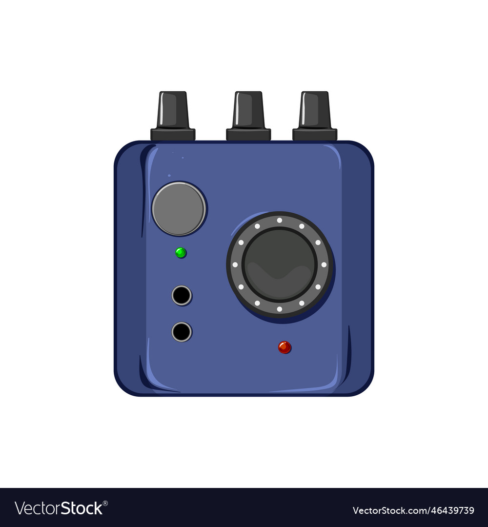 Equalizer audio interface cartoon Royalty Free Vector Image