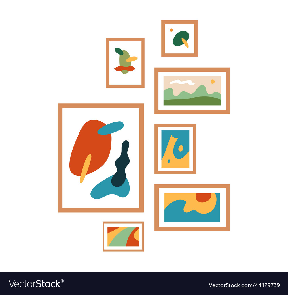 Home decor objects Royalty Free Vector Image - VectorStock