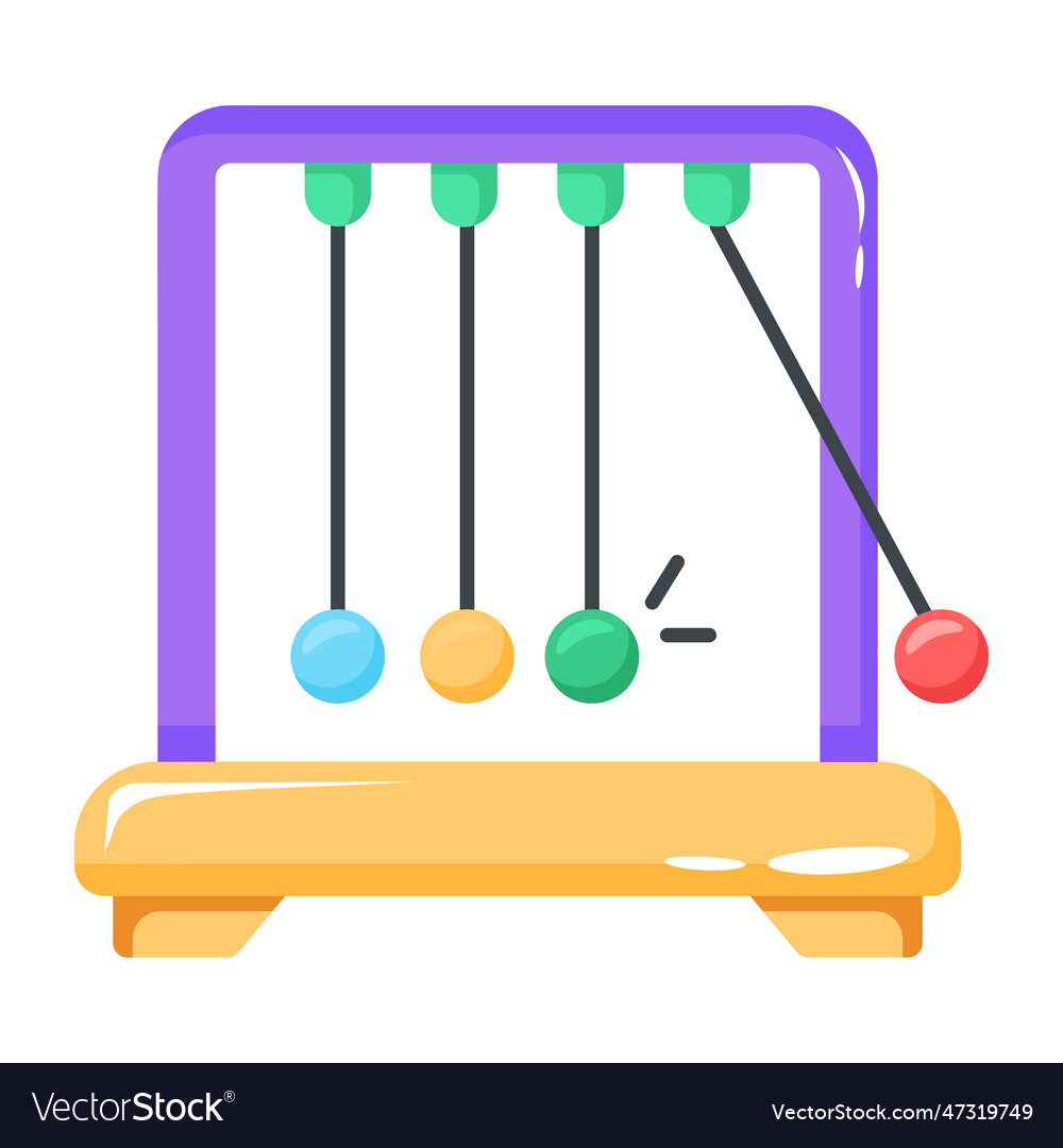 Pendulum stand Royalty Free Vector Image - VectorStock