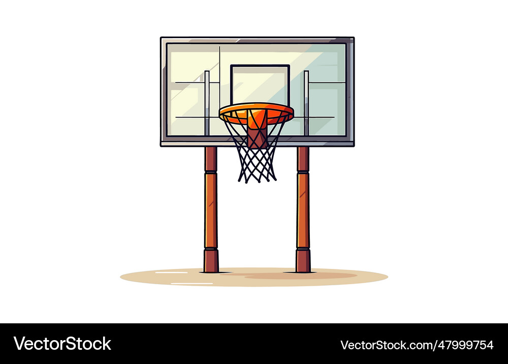 Basketball basketboard Royalty Free Vector Image