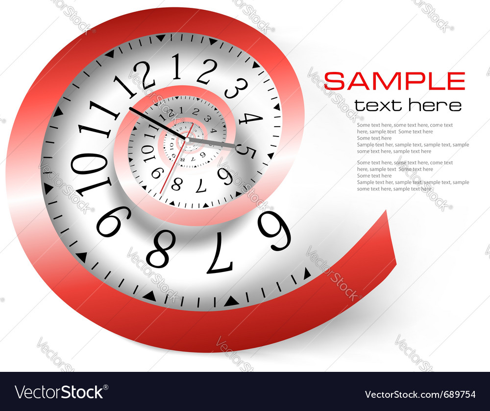 Infinity time background Royalty Free Vector Image