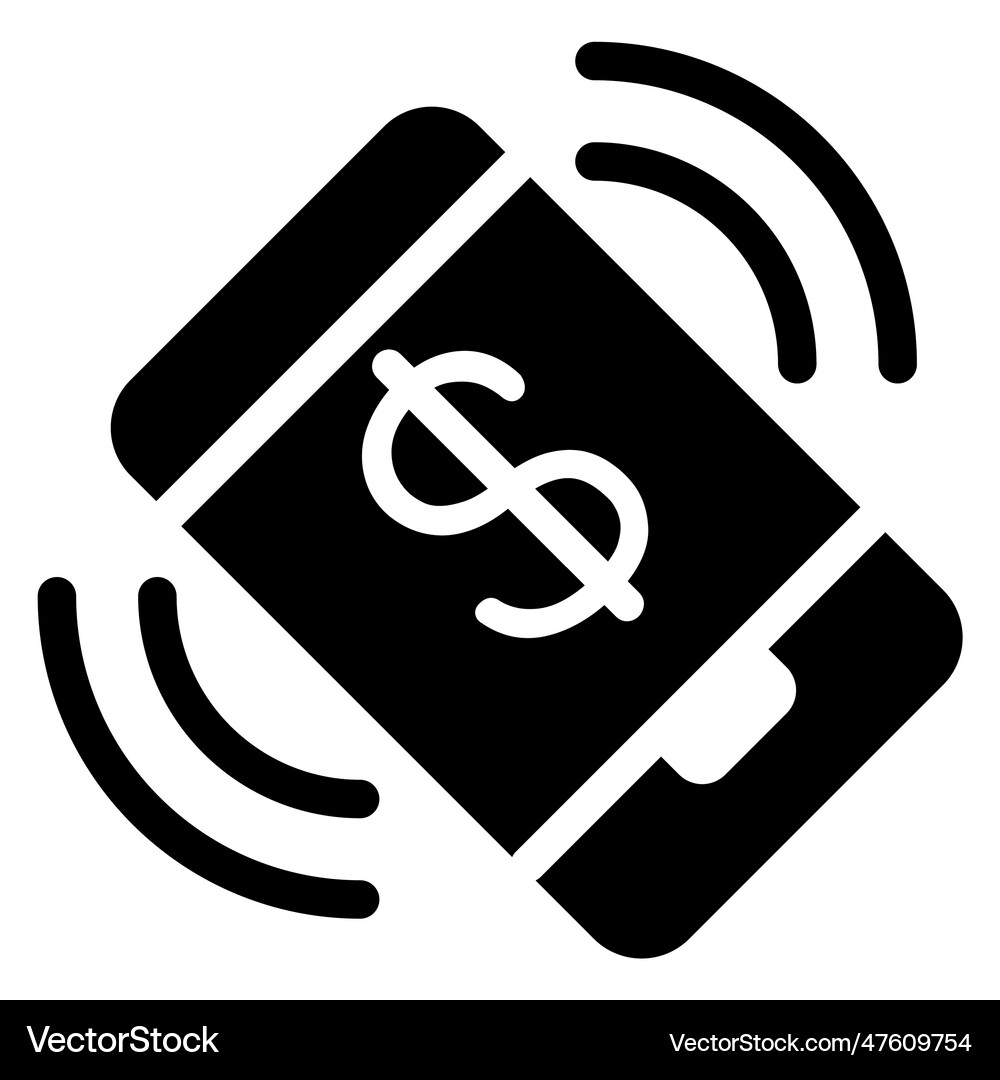 Mobile banking icon Royalty Free Vector Image - VectorStock