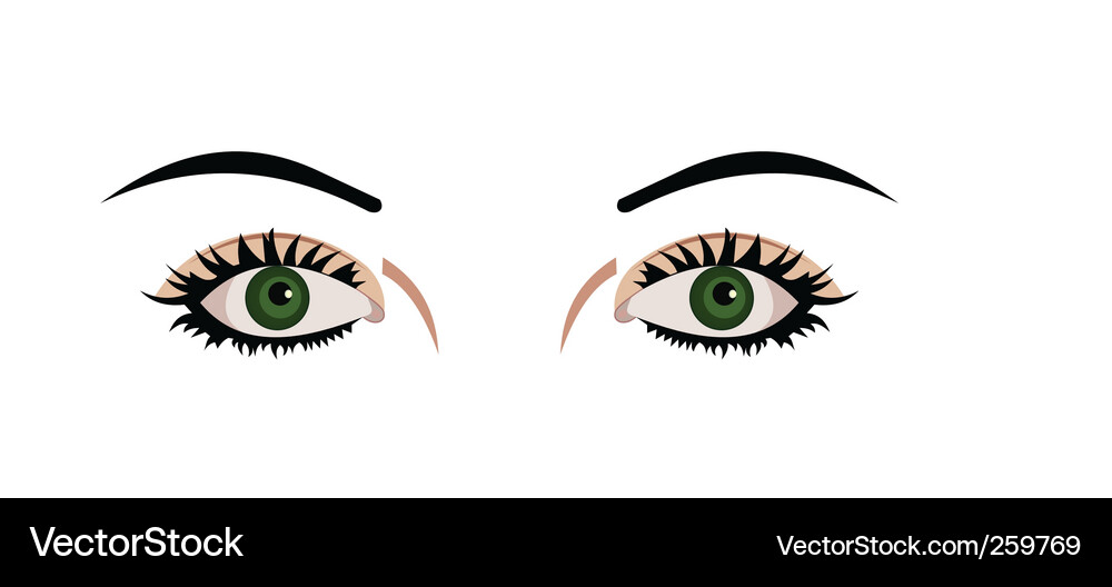 Eyes Royalty Free Vector Image - VectorStock