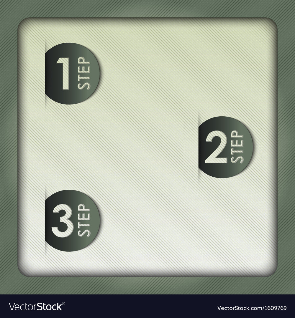 Steps frame Royalty Free Vector Image - VectorStock