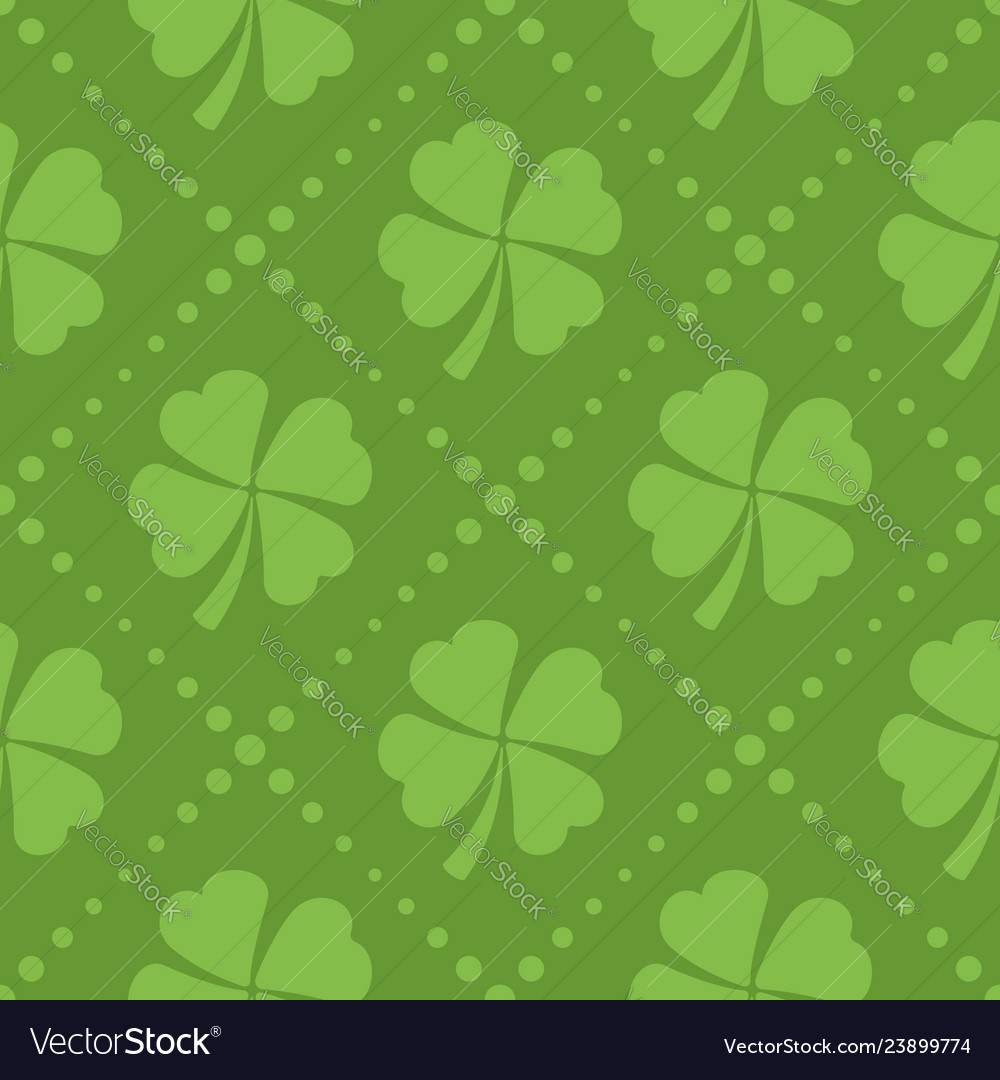 Patrick day seamless pattern Royalty Free Vector Image