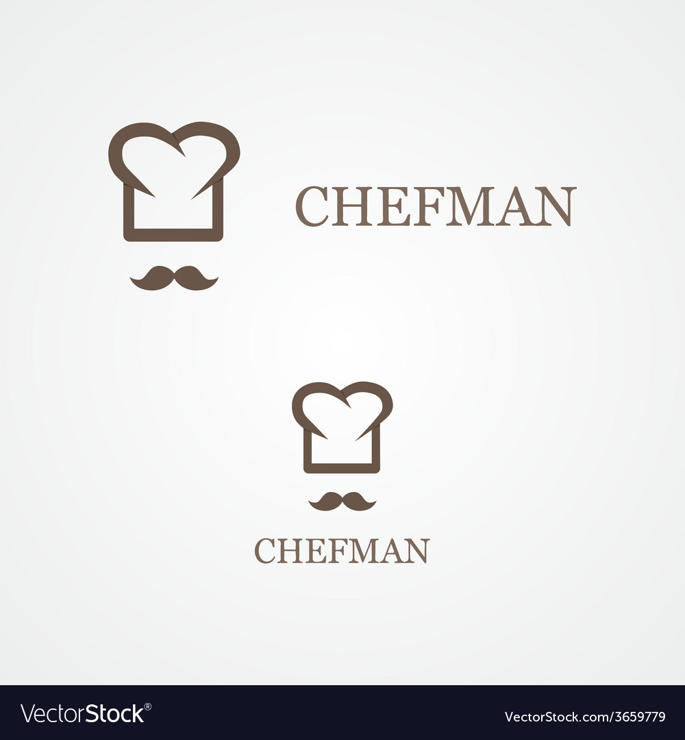 Chef design template Royalty Free Vector Image