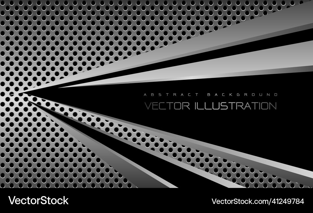 Abstract silver grey arrow speed direction Vector Image