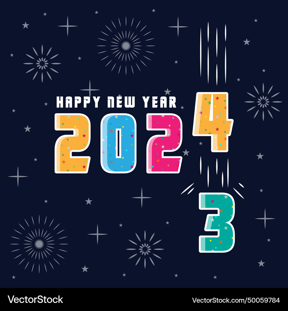 New year Royalty Free Vector Image - VectorStock