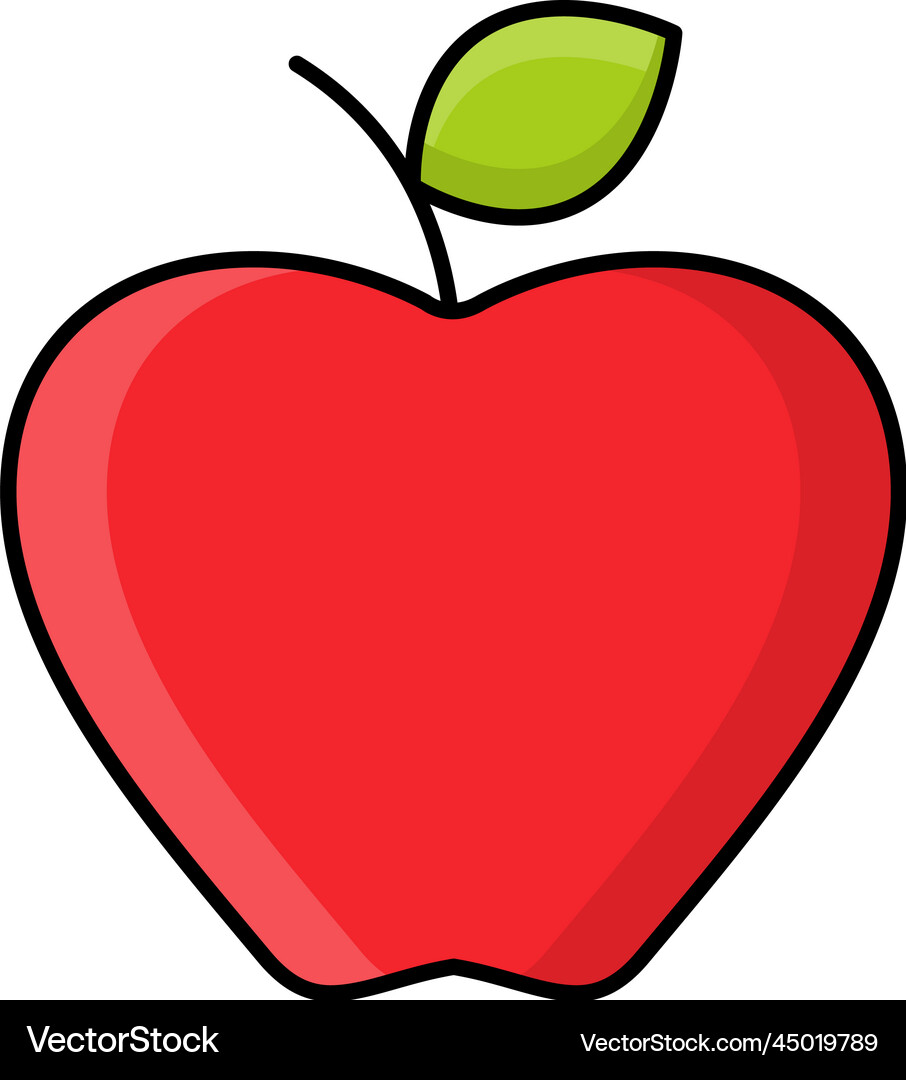 Apple icon Royalty Free Vector Image - VectorStock
