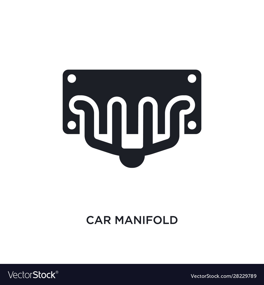 Car Manifold Isolated Icon Simple Element From Vector Image
