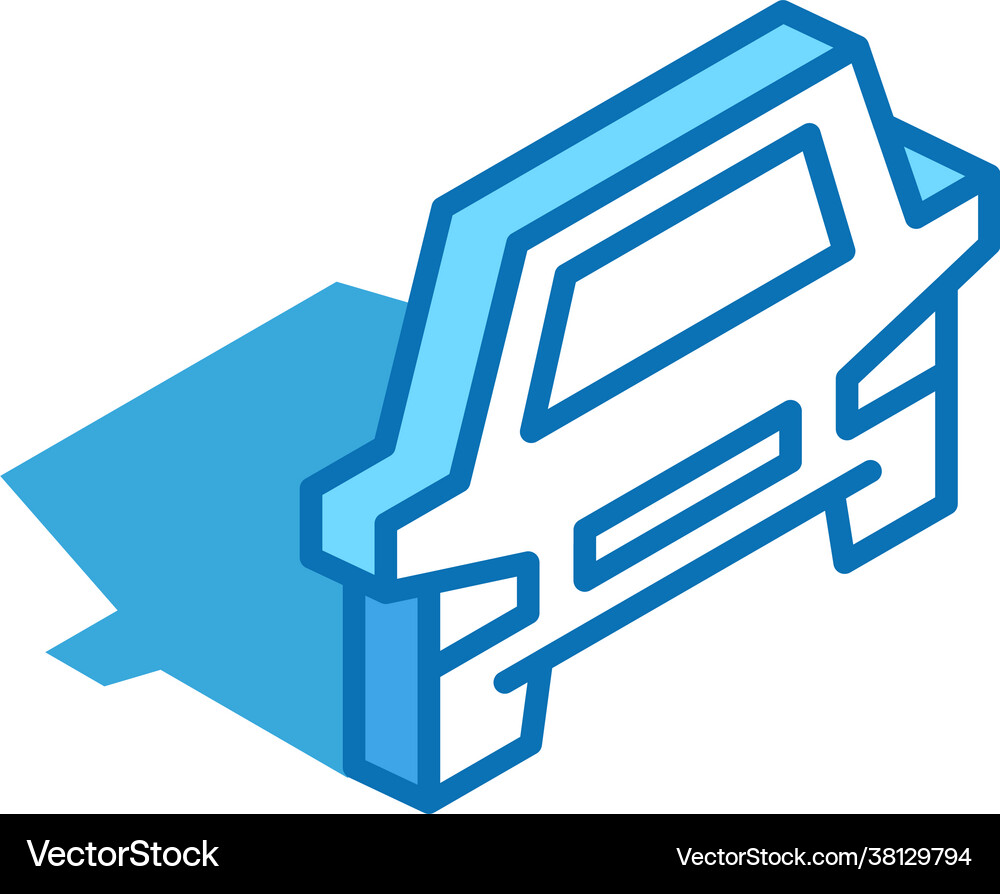 Car isometric icon transportation service Vector Image