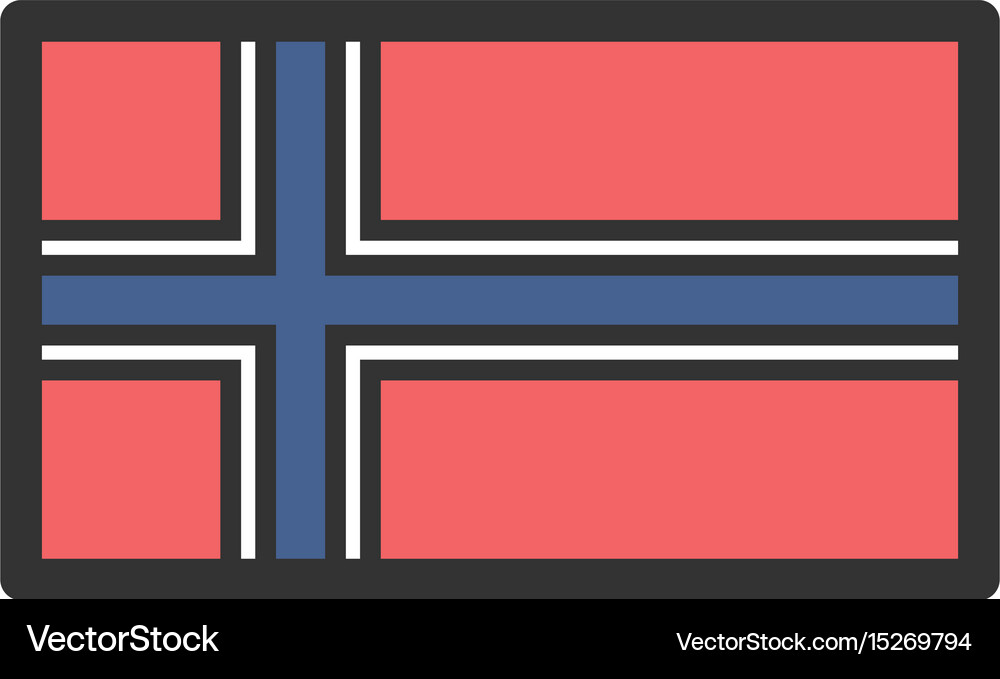 Norway Royalty Free Vector Image - VectorStock