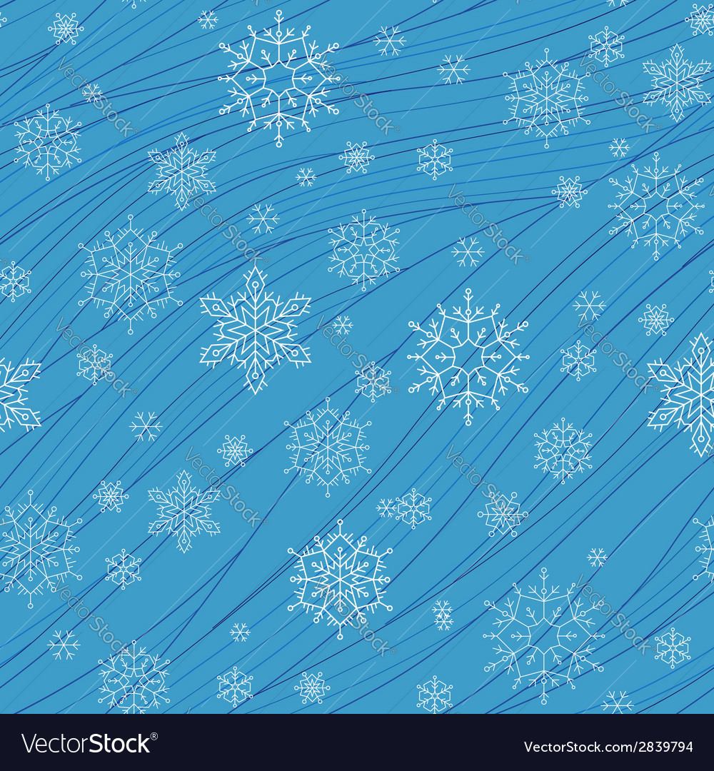 Pattern snow Royalty Free Vector Image - VectorStock