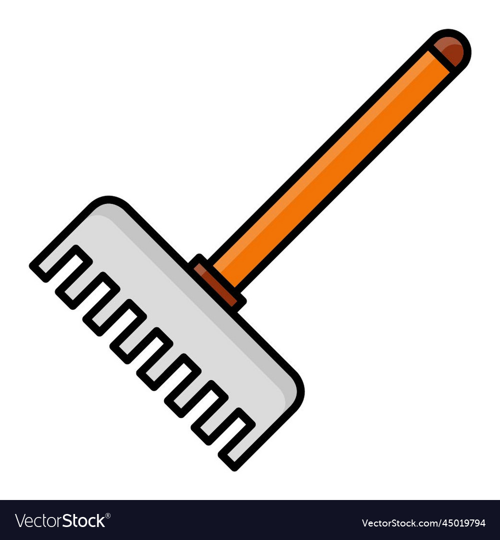 Rake icon Royalty Free Vector Image - VectorStock