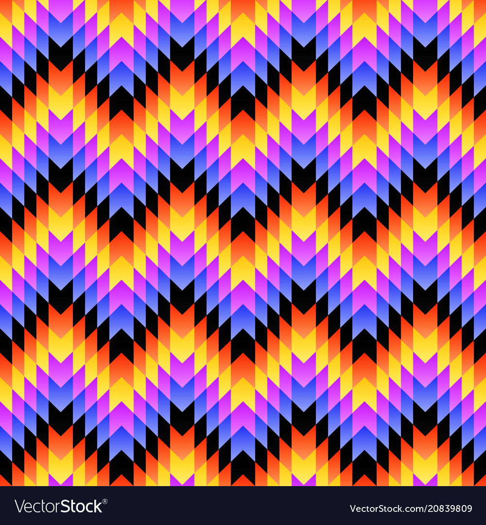 Aztec seamless pattern Royalty Free Vector Image