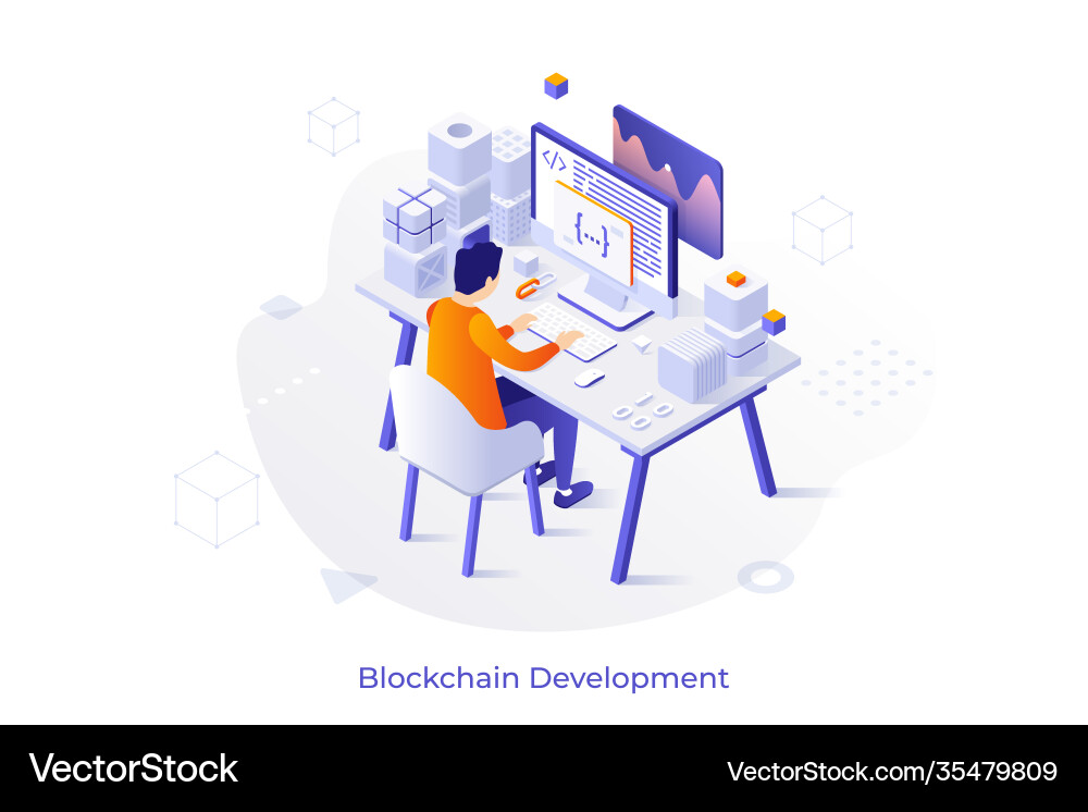 Isometric concept Royalty Free Vector Image - VectorStock