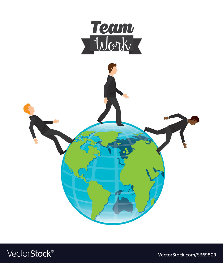 Team work Royalty Free Vector Image - VectorStock