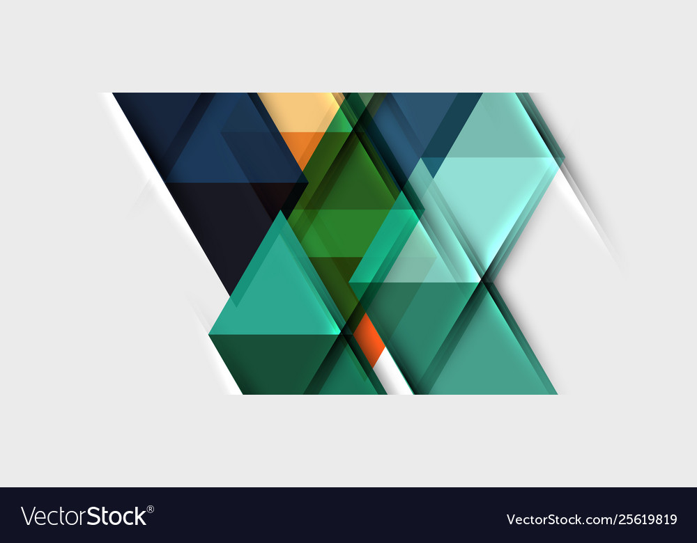 Abstract geometric background modern overlapping Vector Image
