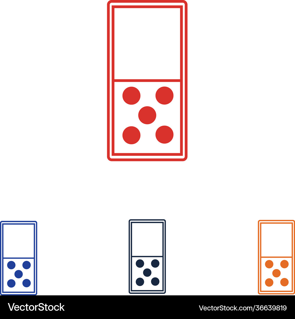 Domino Royalty Free Vector Image - VectorStock