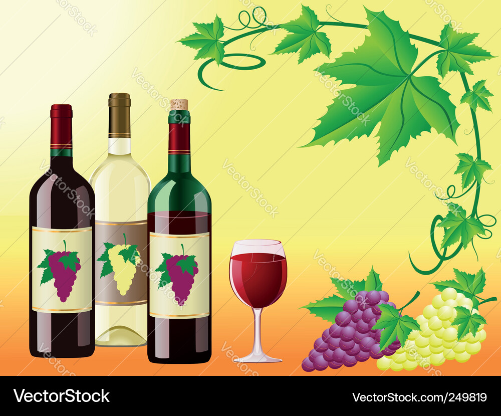Wine Royalty Free Vector Image - VectorStock