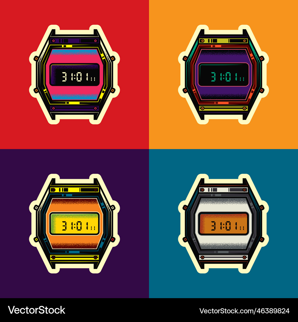 Old electronic Royalty Free Vector Image - VectorStock
