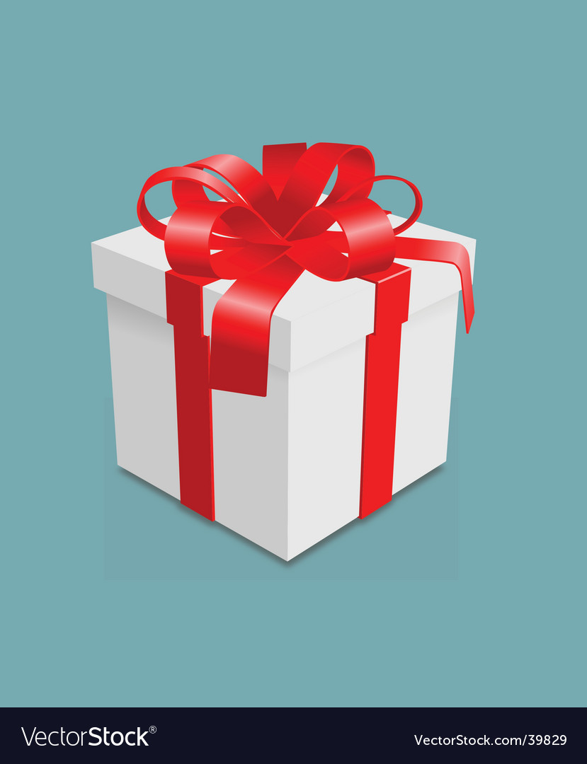 Present box Royalty Free Vector Image - VectorStock