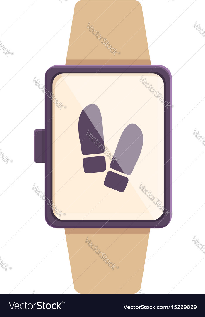 Tracker icon cartoon sport pedometer Royalty Free Vector Tracker icon cartoon sport pedometer Royalty Free Vector
