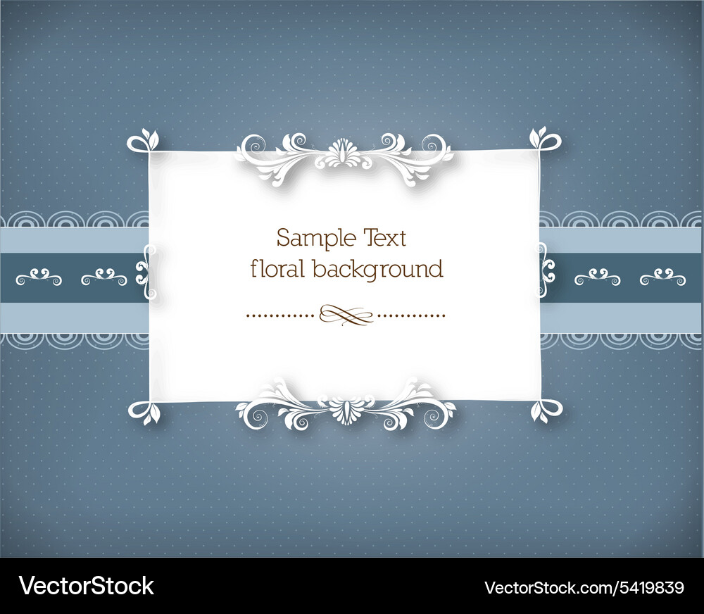 Floral Royalty Free Vector Image - VectorStock