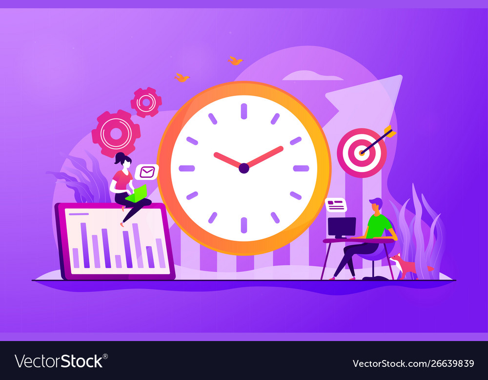 Productivity concept Royalty Free Vector Image Productivity concept Royalty Free Vector Image