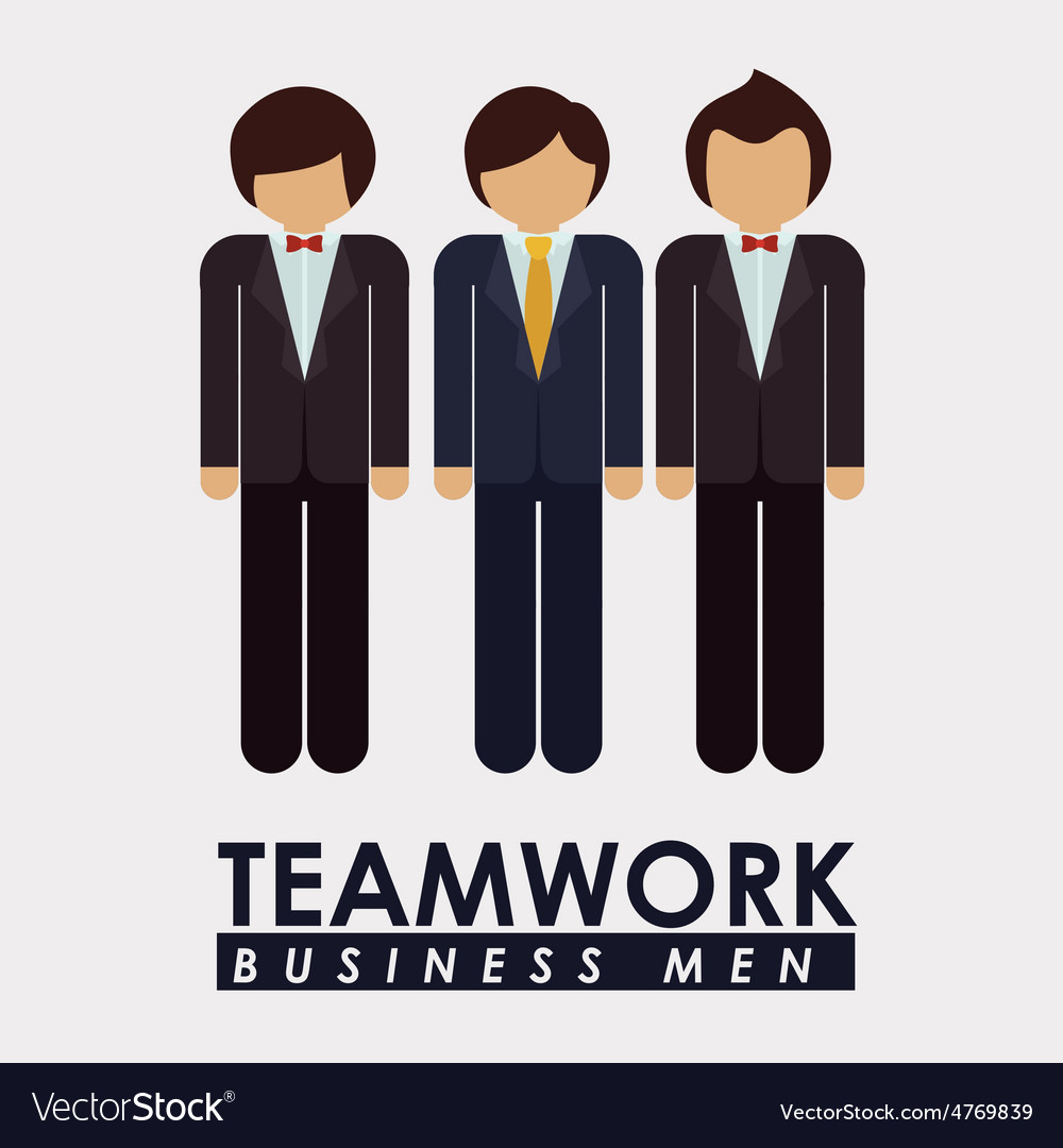 Teamwork design Royalty Free Vector Image - VectorStock