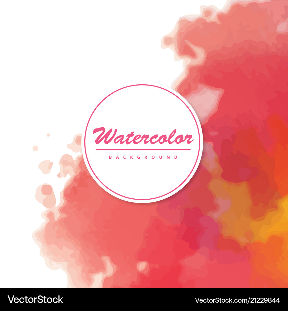 Abstract watercolor background Royalty Free Vector Image