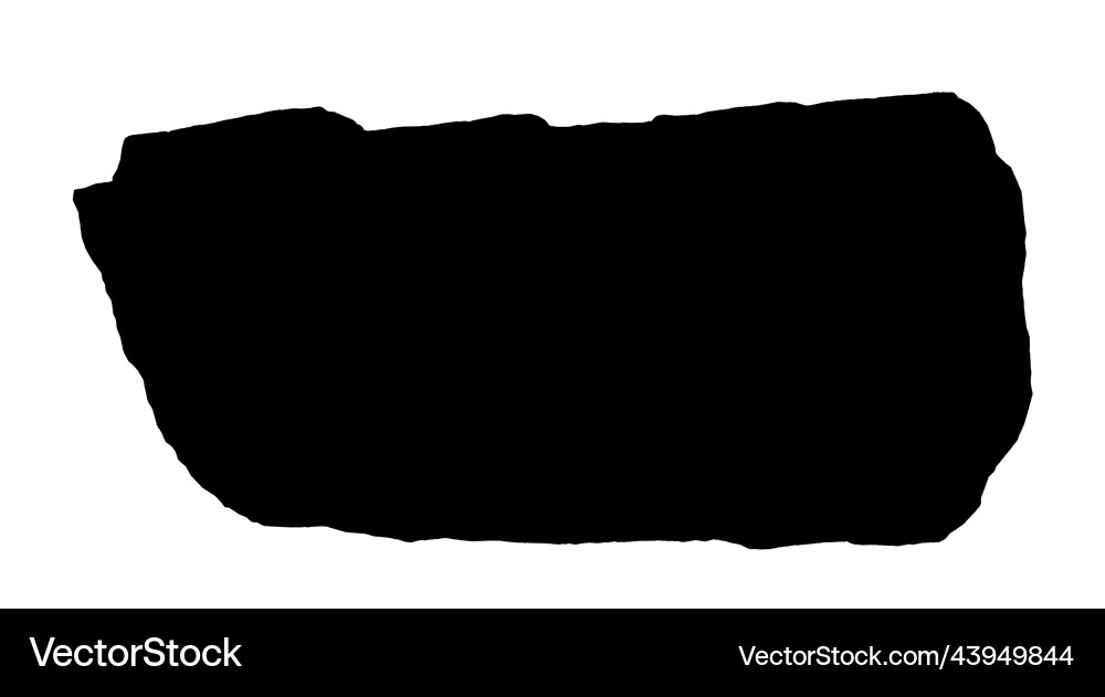 Stone silhouette hand drawn icon Royalty Free Vector Image