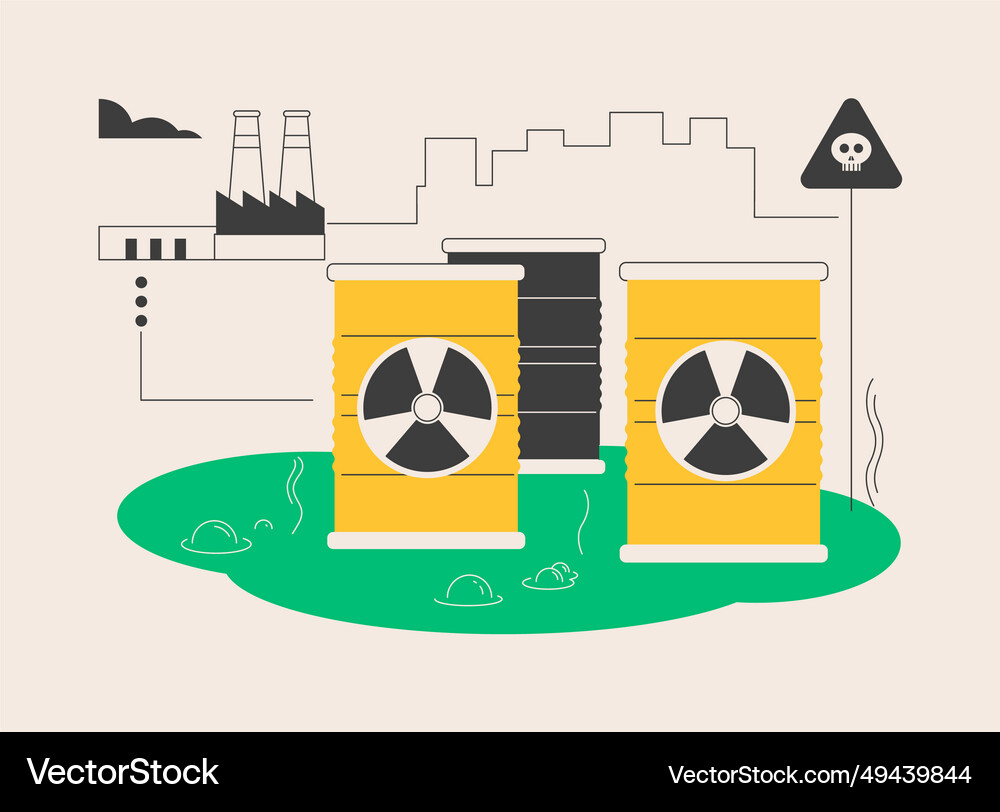 Technological disasters abstract concept Vector Image