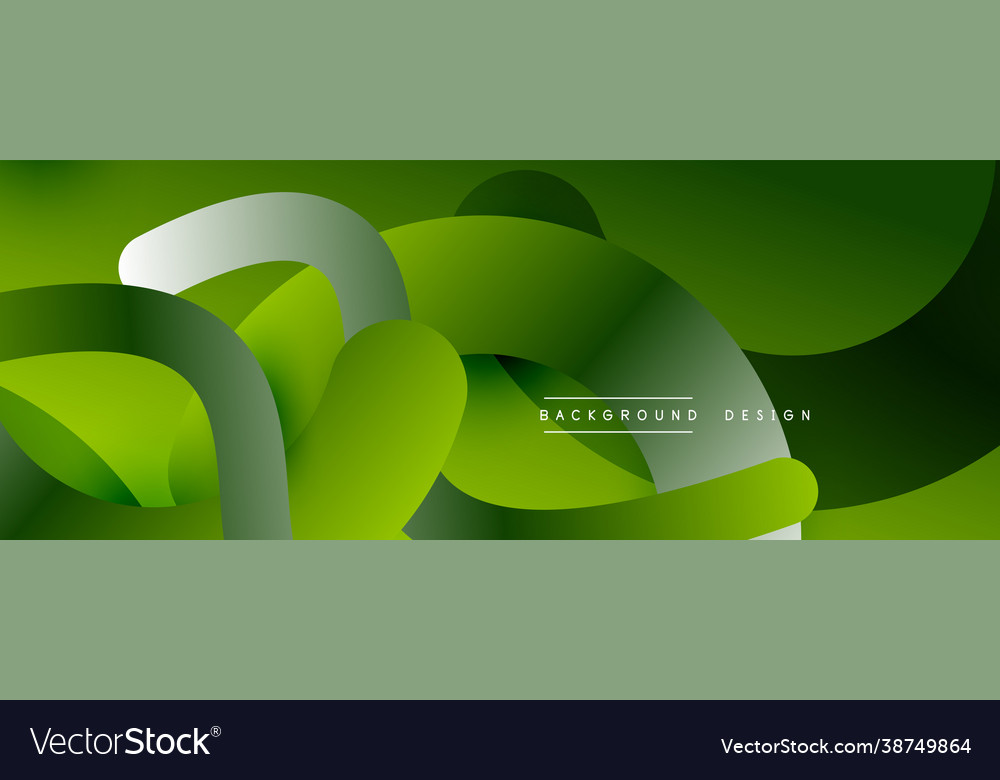 Abstract Overlapping Lines And Circles Geometric Vector Image