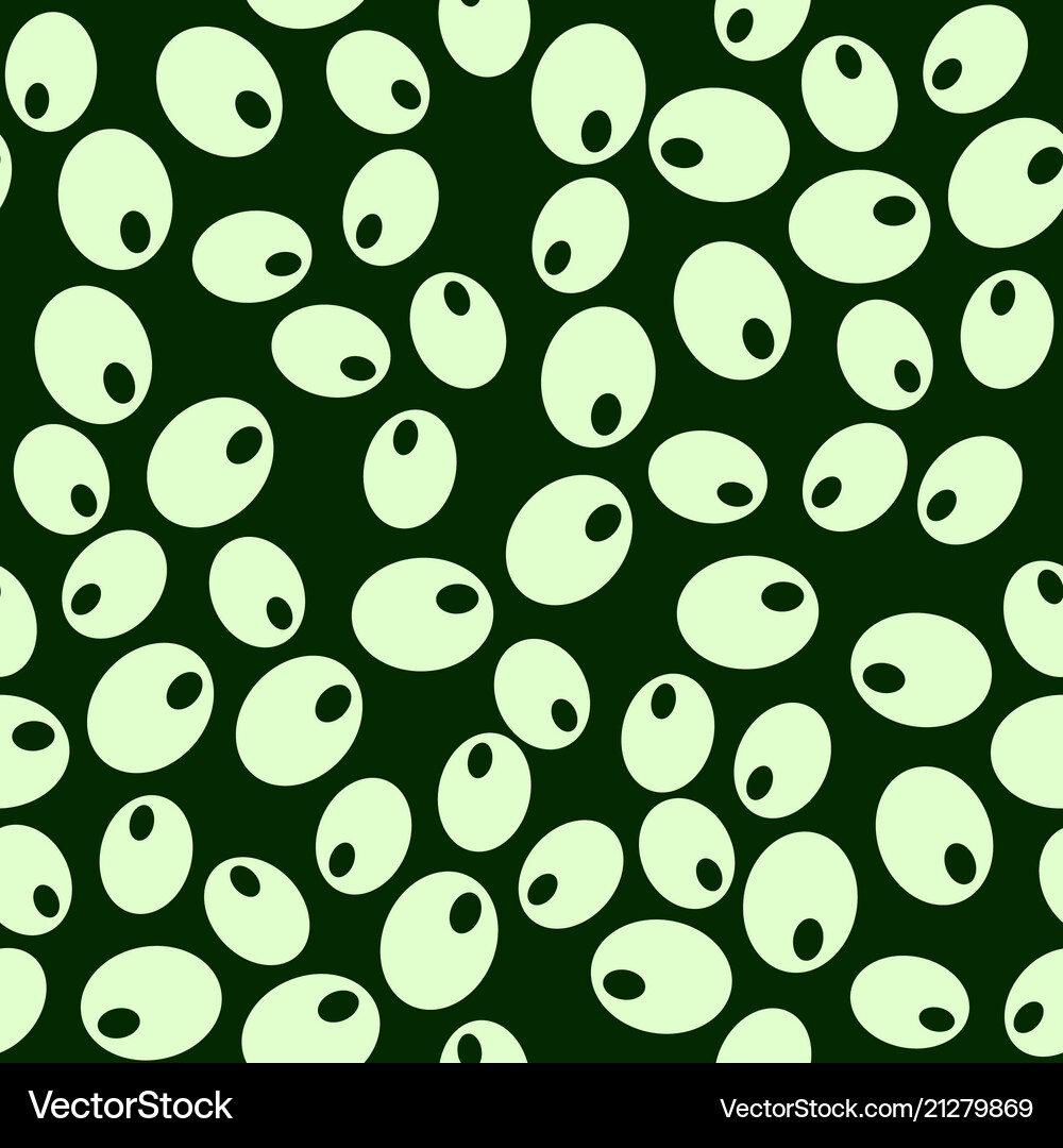 Seamless pattern with oval elements geometric Vector Image