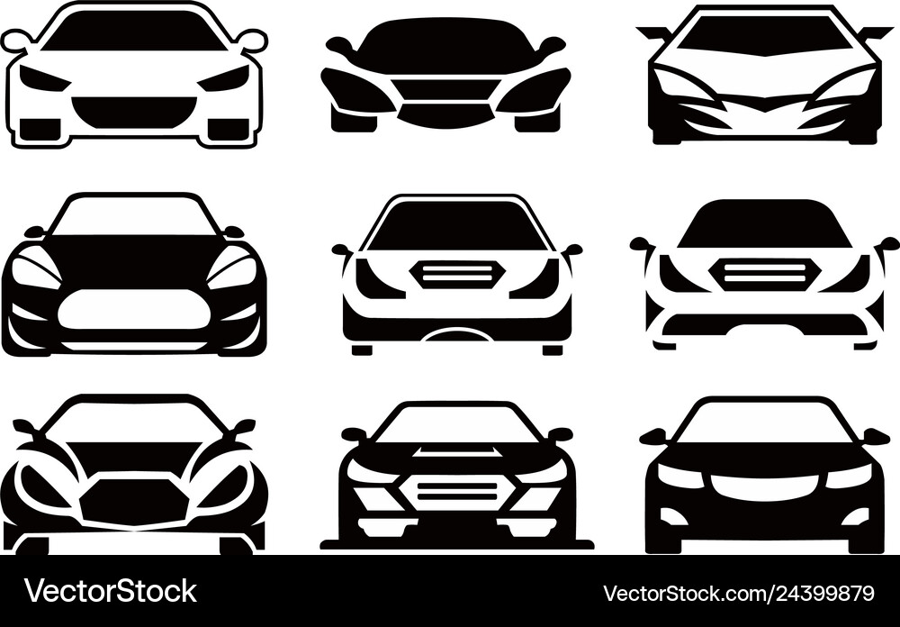 Car silhouette Royalty Free Vector Image - VectorStock