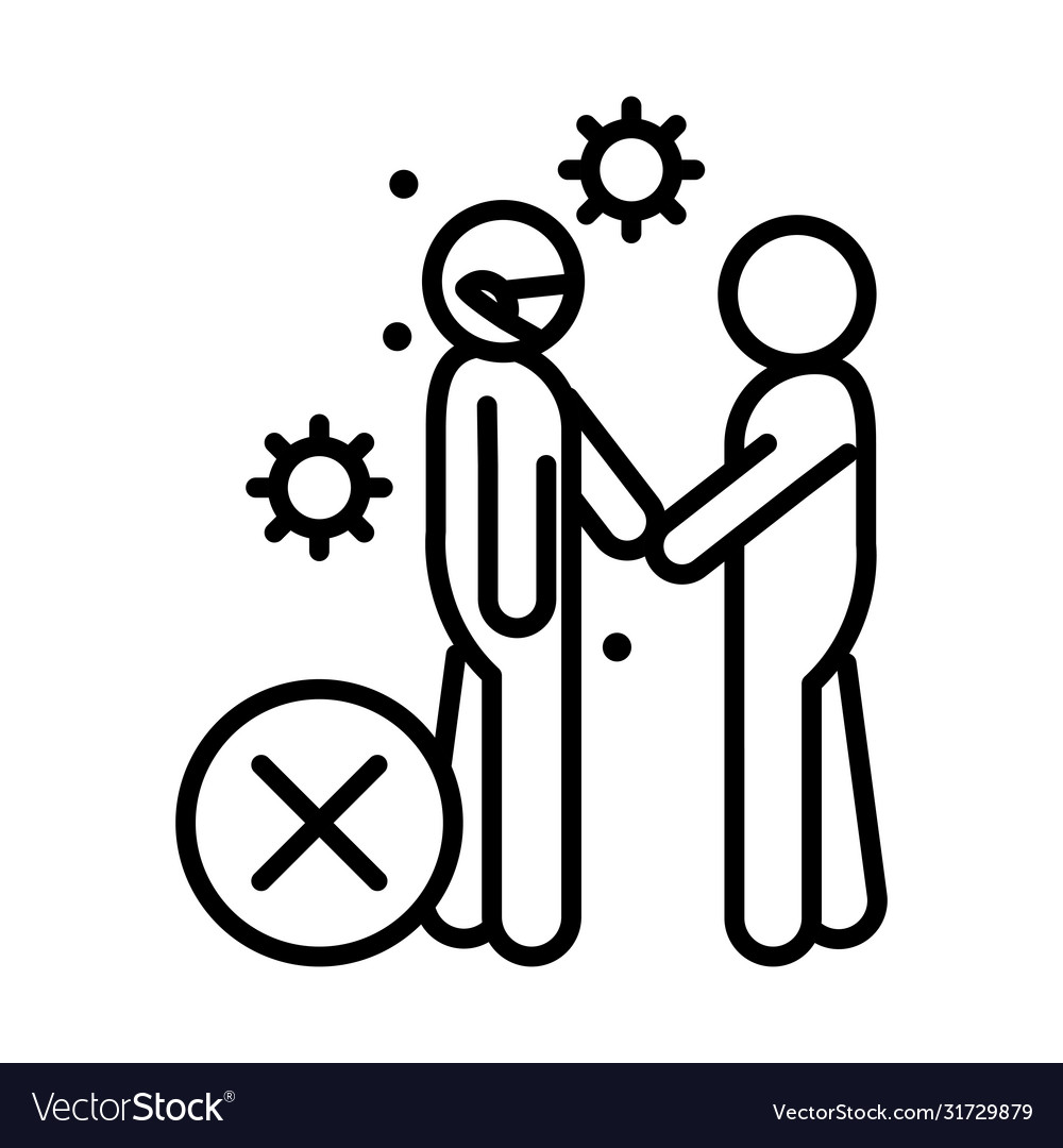 Covid19 19 coronavirus social distancing Vector Image