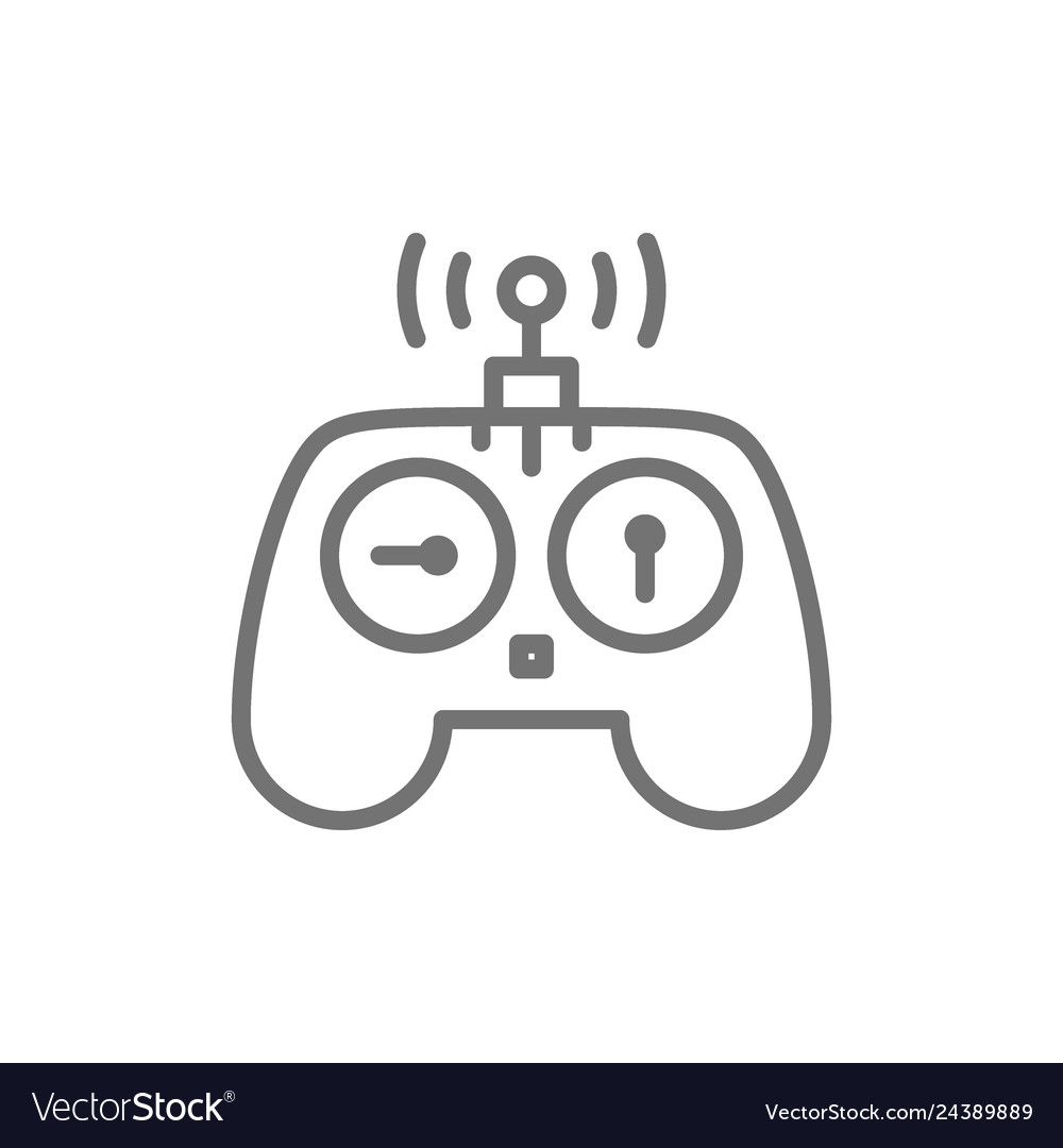 Control panel for drone remote controller Vector Image