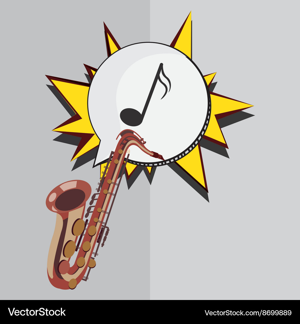 Music icon retro concept flat Royalty Free Vector Image