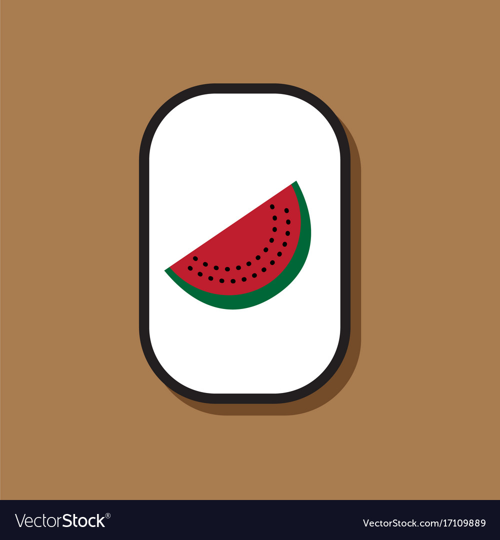 Paper Sticker On Stylish Background Slice Vector Image