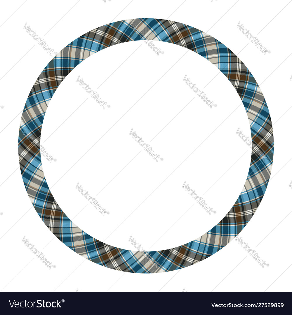 Circle borders and frames round border pattern Vector Image