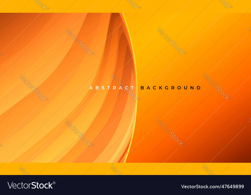 Trendy modern orange abstract background Vector Image