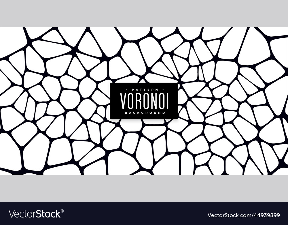 Voronoi Pattern Abstract Texture Background Vector Image