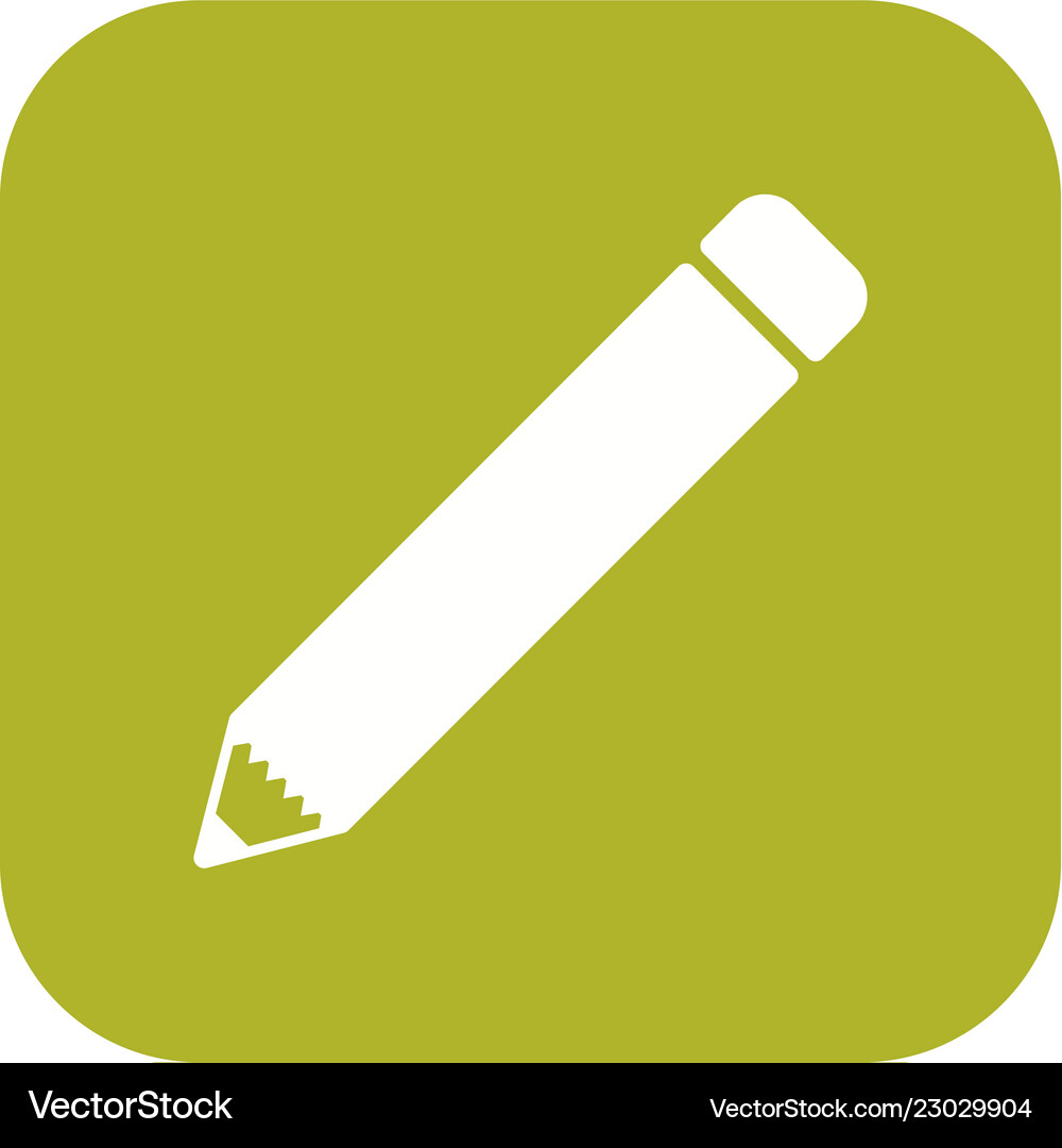 Pencil icon Royalty Free Vector Image - VectorStock